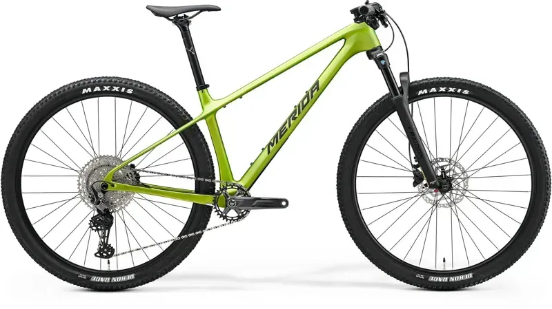 Merida Big Nine 3000 XC E-Mountain Bike In Matt Green/Black/Silver